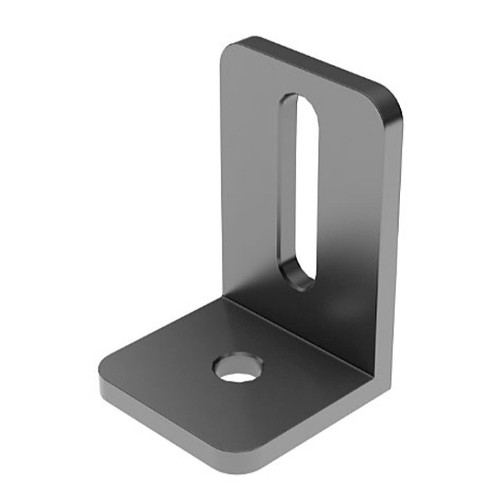 Angle 40x80mm, Épaisseur 6mm,Trou Ø9mm Trou Oblong L= 50mm, Acier ...