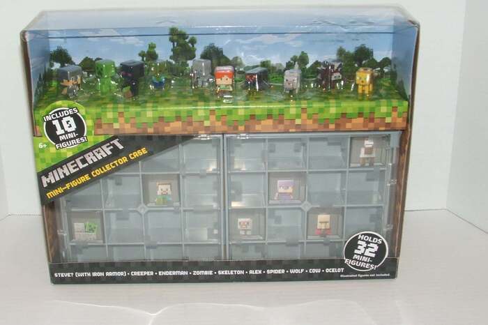 NEW Minecraft Mini-Figure Collector Case 10 mini figures | eBay