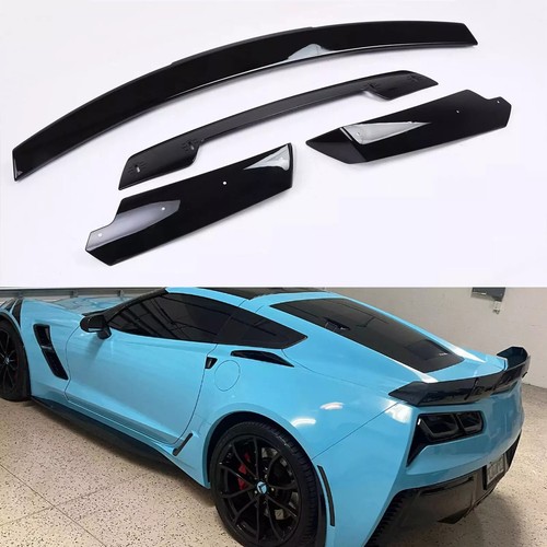 Stage 3 Rear Trunk Lip Wing Spoiler Gloss Black Fits For 2014-19 ...