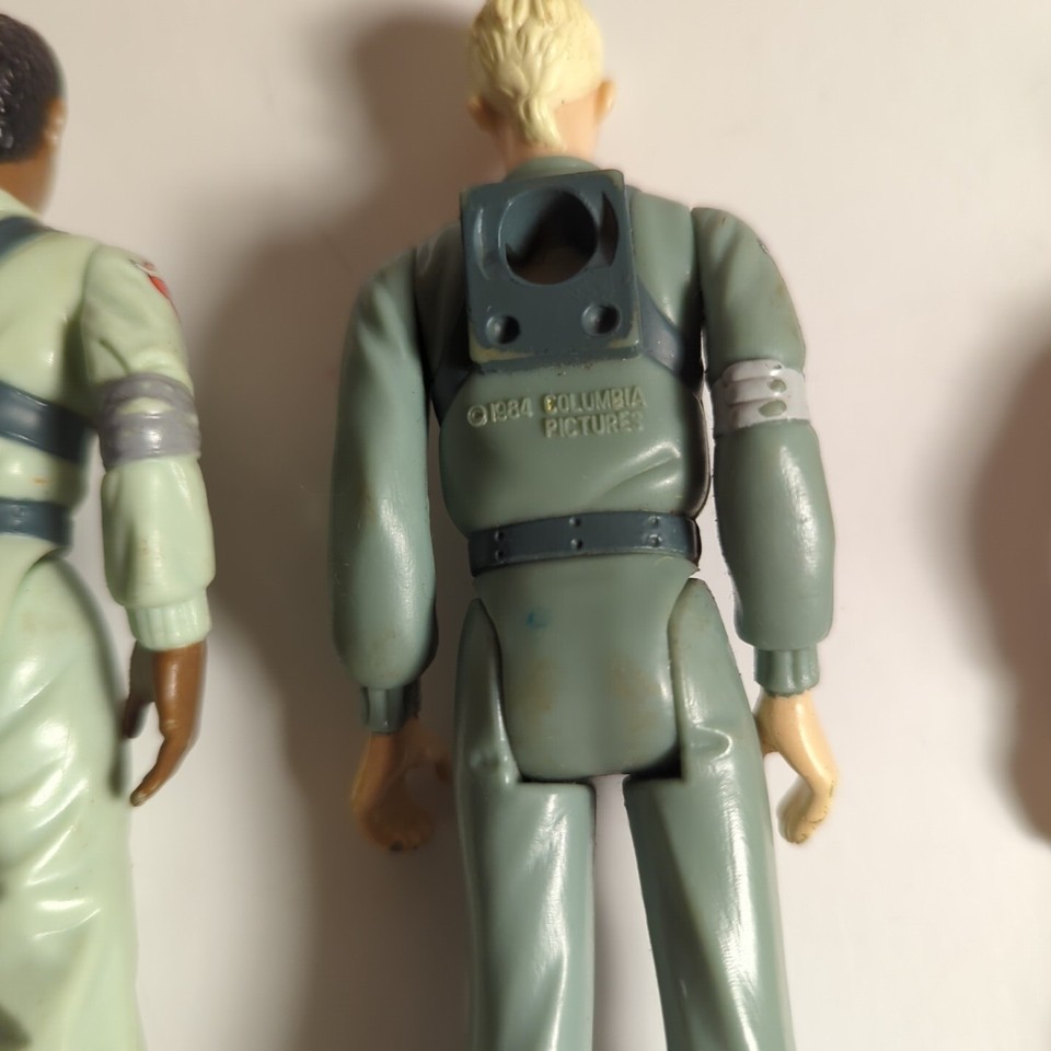 Lot of 6 The Real Ghostbusters 1984 Action Figures GHOSTS Egon Peter ...