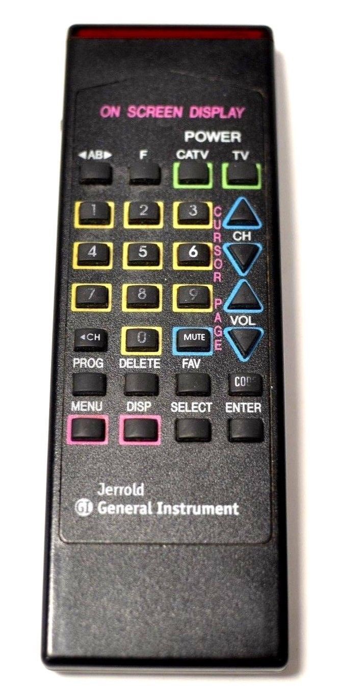 General Instrument Remote Control TVRC CATV DCR Jerrold | eBay