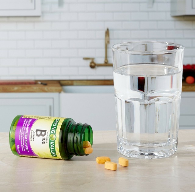 Spring Valley Natural Timed Release B100 B-complex Tablets 60 Count for ...