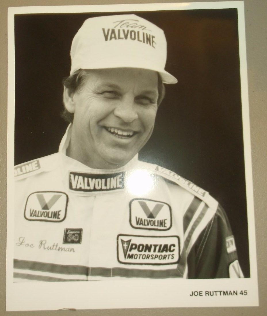 1989 Pontiac Joe Ruttman Press Photo Brochure NASCAR | eBay