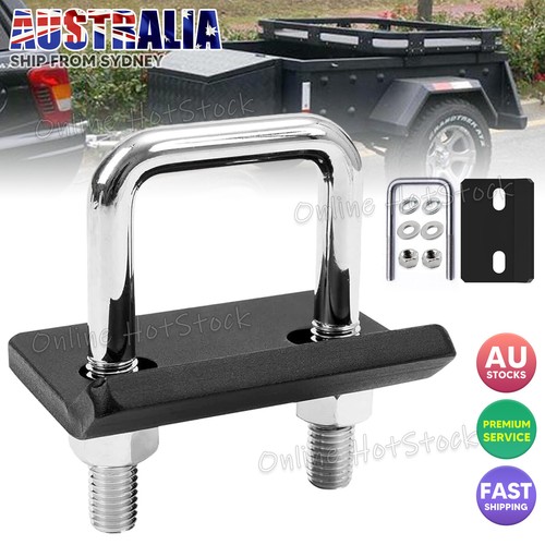 Anti Rattle Hitch Bracket Ball Mount Tow Bar Trailer Caravan Tightener ...