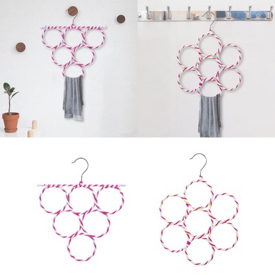 Scarf Hanger Scarf Holder Tie Belt Hook Scarf Organiser for Scarf Ties ...