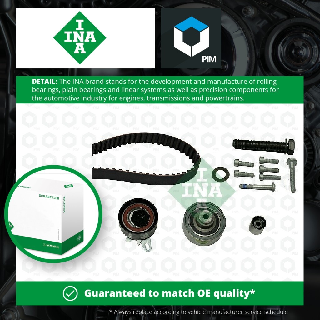 INA 530048210 Timing Belt Kit for sale online | eBay