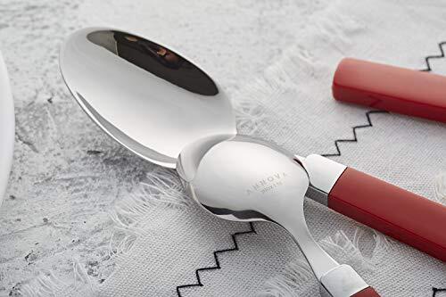 20 Pieces Stainless Steel Flatware/Cutlery Set - Color Handles - 4 x ...