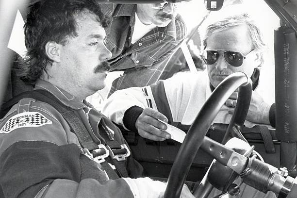 Ernie Irvan and car builder Marc Reno teamed up for the Wrangler Je ...