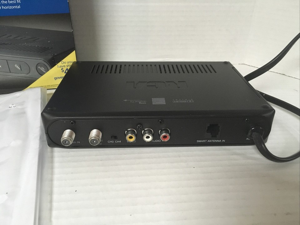 RCA DTA800B Digital to Analog TV Converter Box COMPLETE User Manual ...
