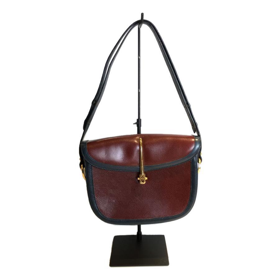 Morabito Shoulder Bag/Leather/Nvy - Gem