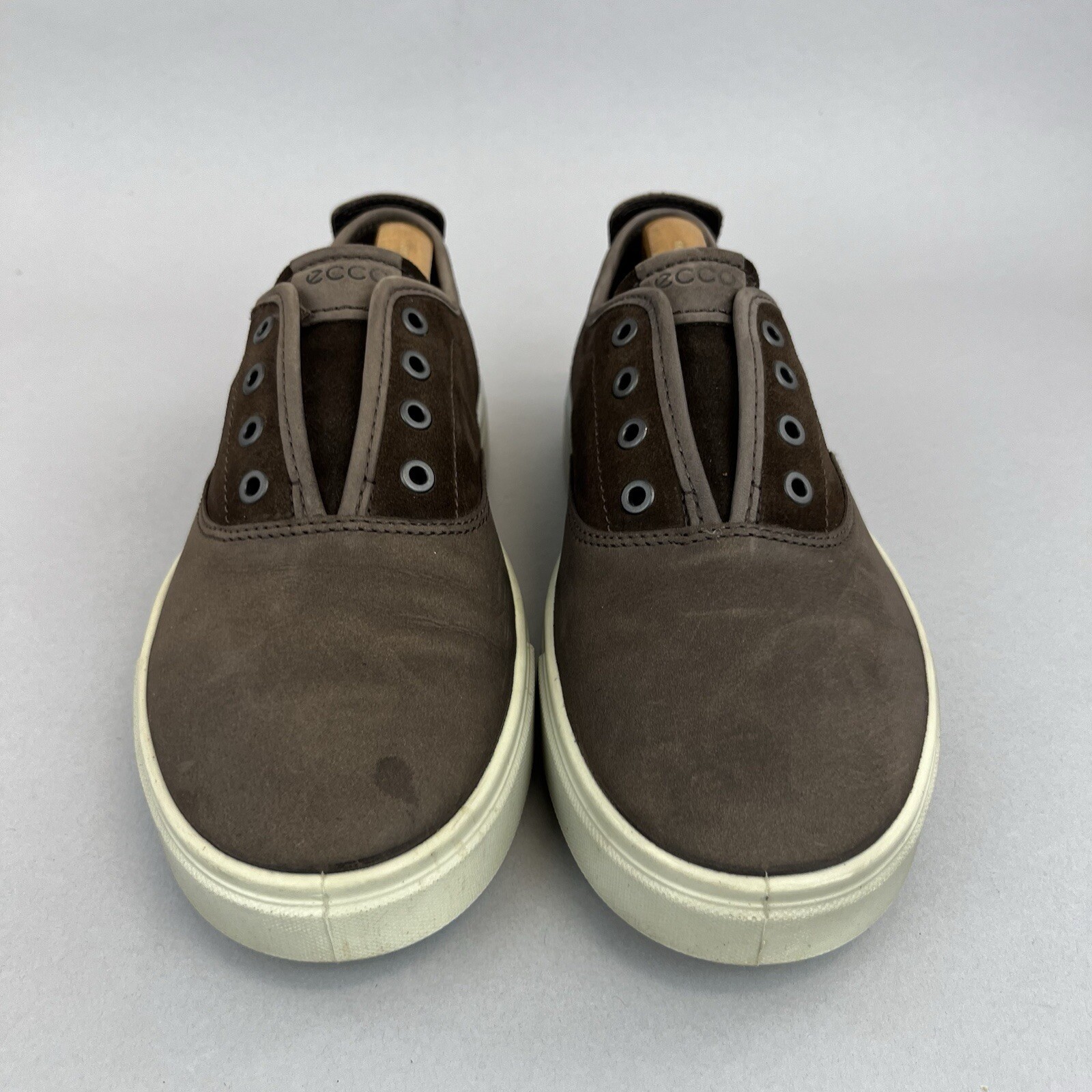 ECCO Kyle Cvo Brown Leather Laceless Slip On Casual Shoes Size EU42 UK8 - 8.5 | eBay UK