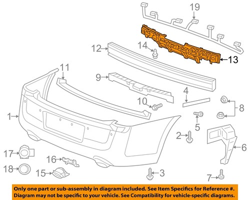 CHRYSLER OEM 11-14 300 Bumper Face-Foam Impact Absorber Bar 57010466AB ...