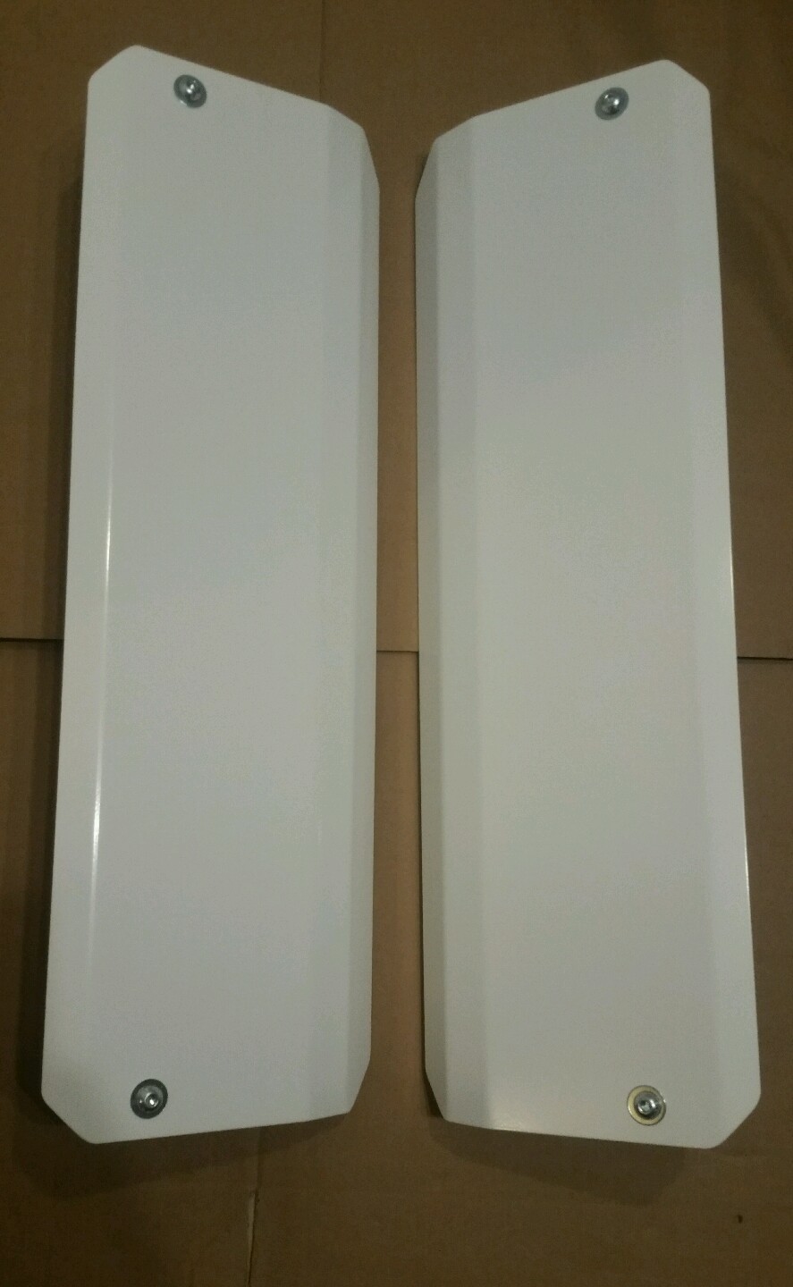01 HGV DAF XF CF range 05-2006 onwards pair WHITE mirror covers guards ...