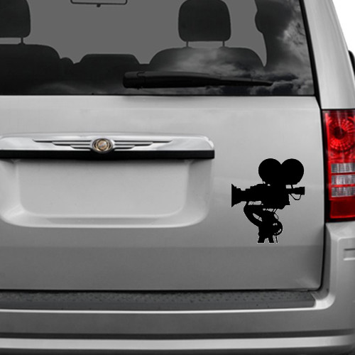 Video Camera Camcorder Decal Sticker for Macbook Laptop Car Window Wall ...