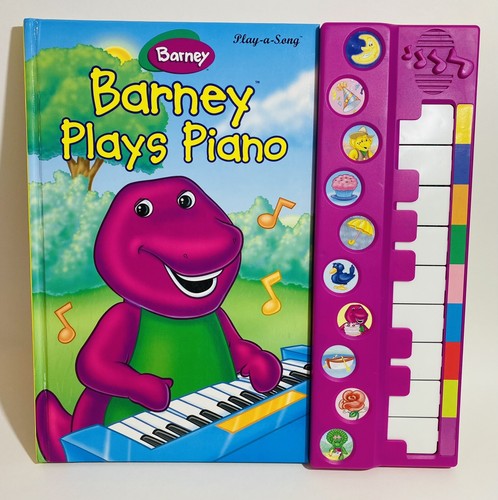 RARE Vintage Barney Plays Piano Large Sing Along Songs Play -a- Song ...