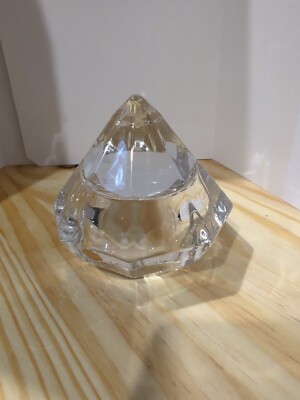 Diamond Gem Shaped Faceted Crystal Hollow Paperweight | eBay