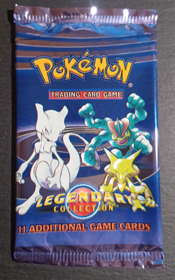 Vintage Pokemon TCG Legendary Collection Booster Pack - EMPTY -BC-1#3 ...