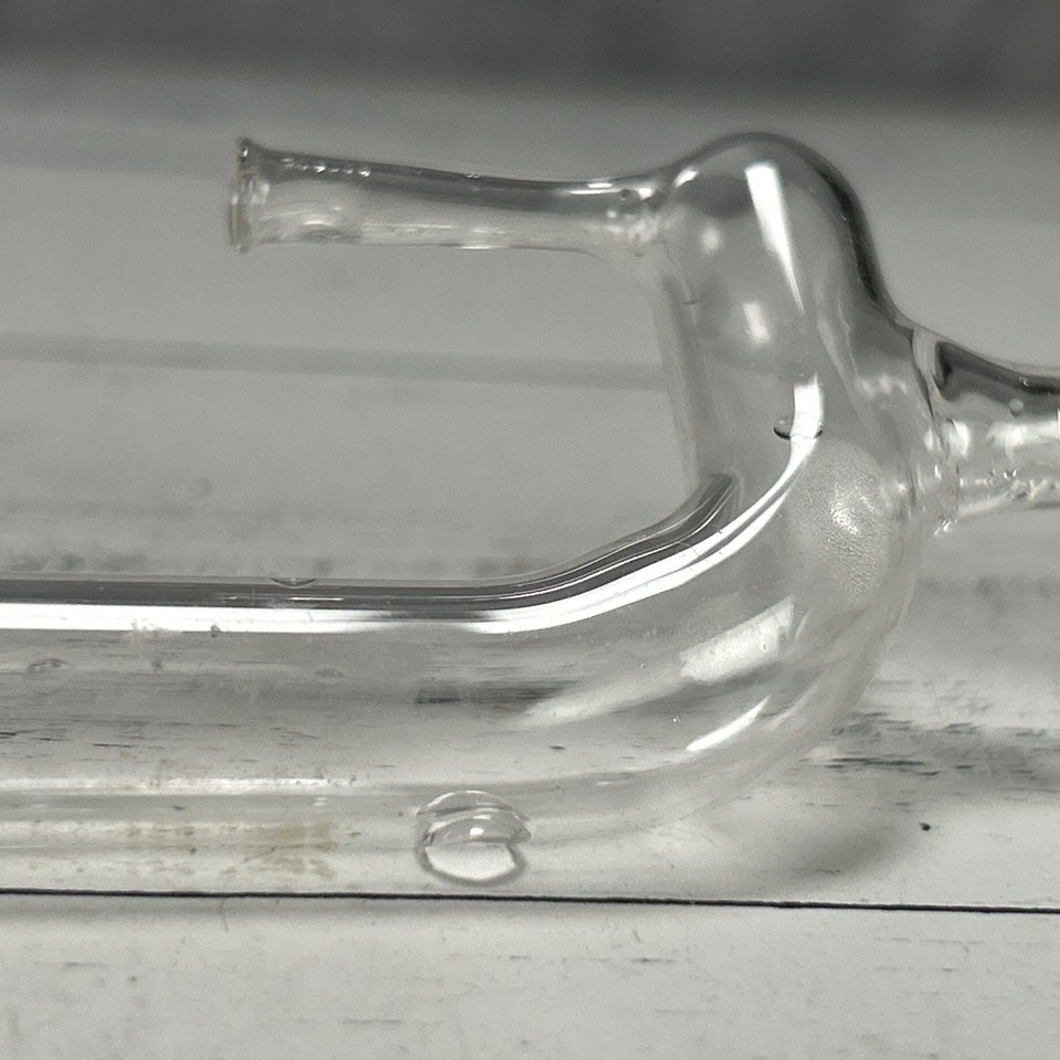 Vintage Pyrex Laboratory Glass Cold Finger Condenser USA Green Makers ...