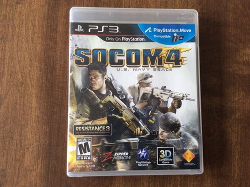 SOCOM 4 U.S. Navy Seals Playstation PS3 Game with Manual | eBay