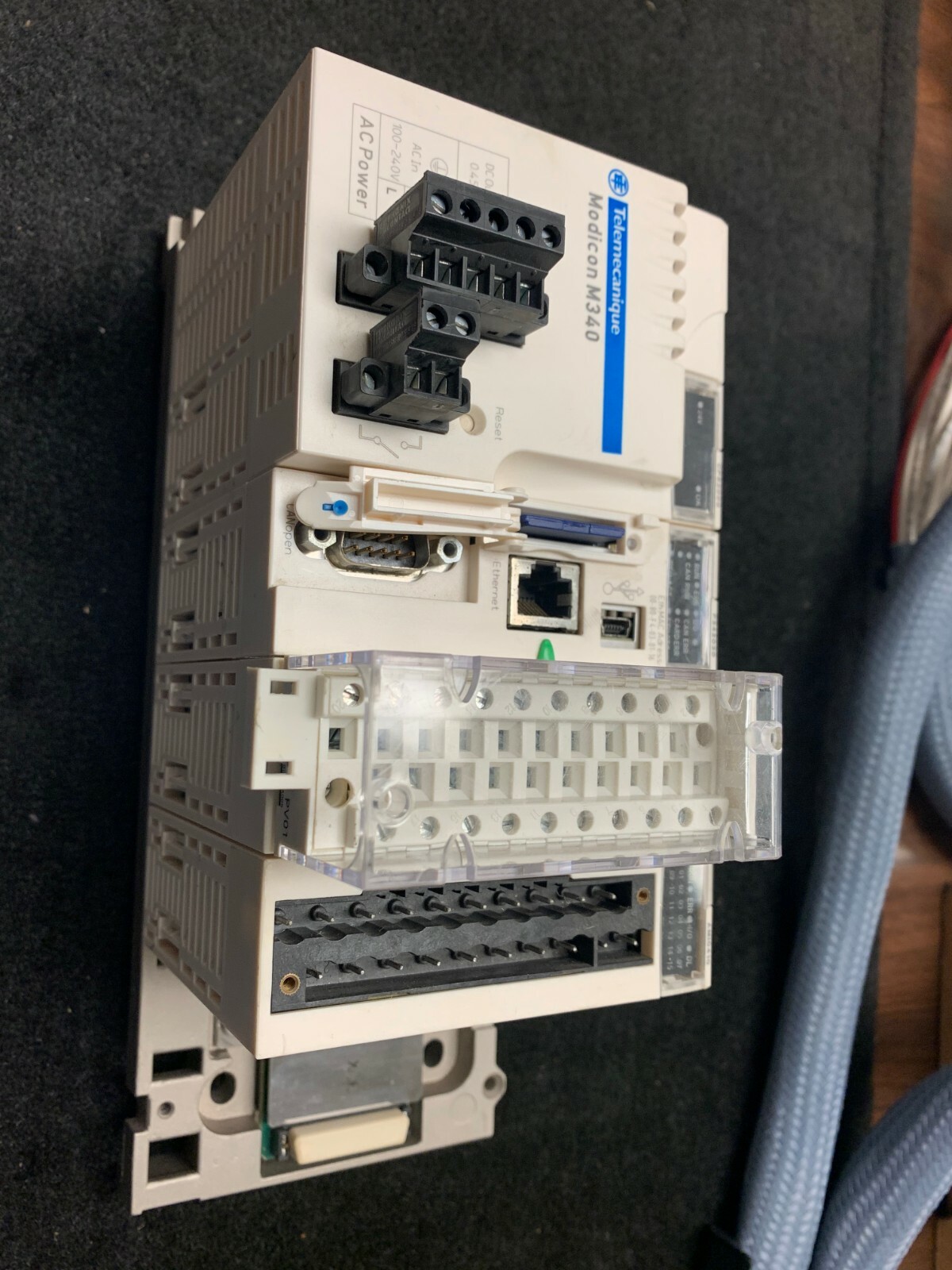 Telemecanique BMX-XBP-0400 Industrial Control System w/ PLC, POWER ...