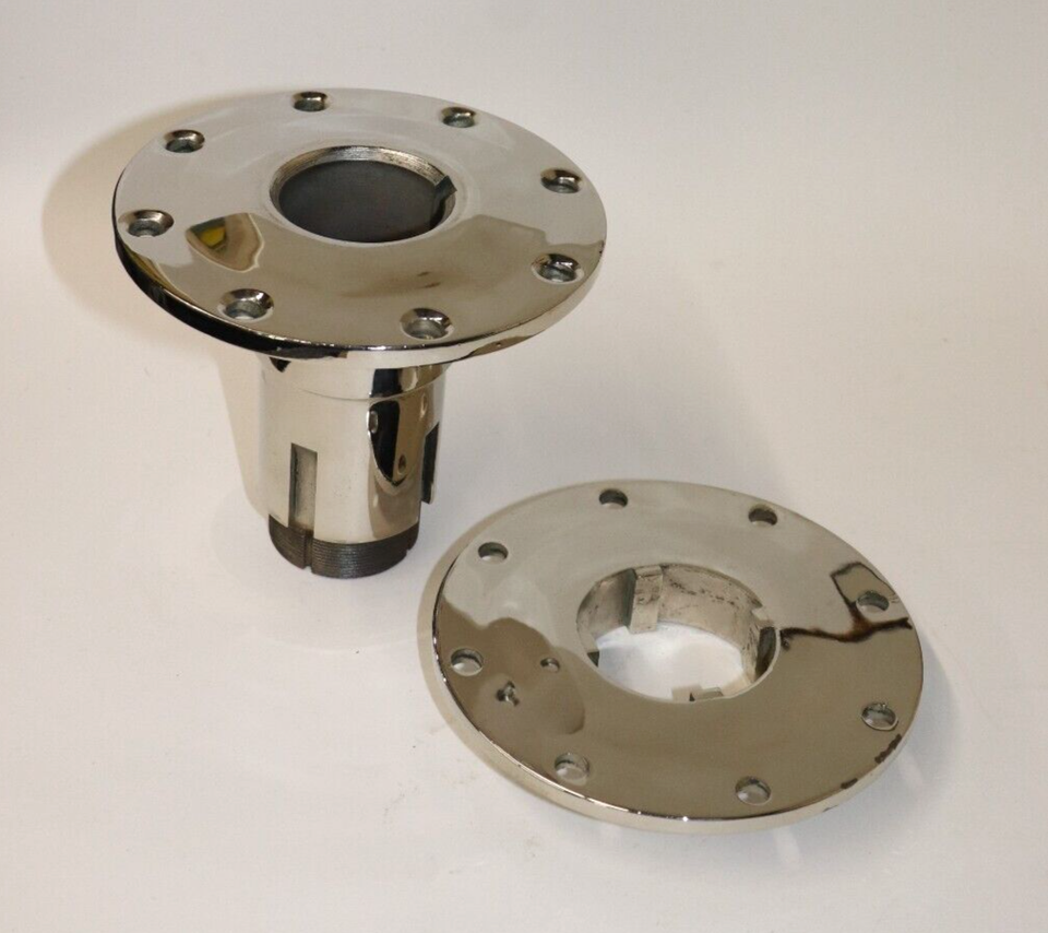 Vintage Tapered Propeller Hub, Chrome Plated, Menasco? | eBay