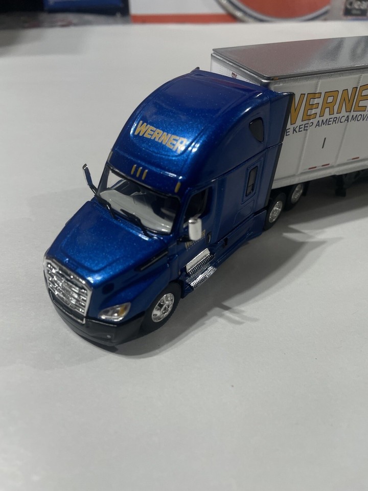 DCP by First Gear 1/64 Werner Power Link Freightliner Tractor/Trailer ...