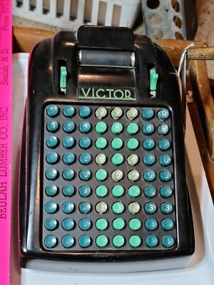 Cash Register, Adding Machines - Antique Victor Adding Machine