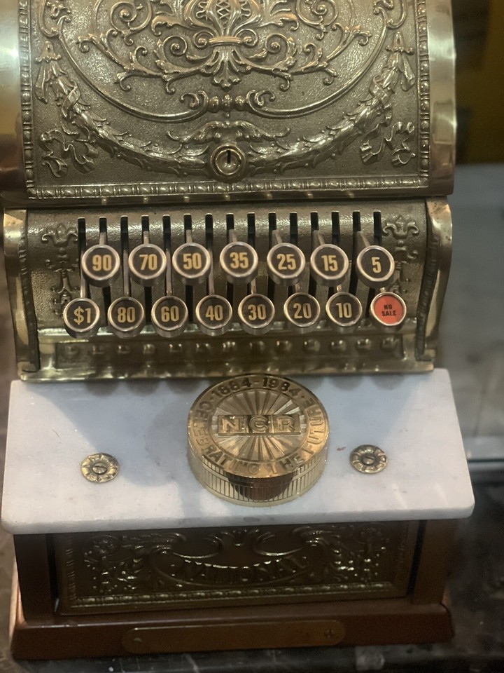 FREE NCR CLOCK “ 313 SPEC.ED.100TH ANNIVERSARY BRIGHT FINISH, KEY ...