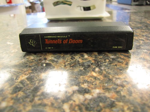 Vintage Tunnels of Doom Game Cartridge Only by Texas Instruments TI-99 ...