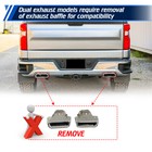 Black Steel Rear Bumper For 2019-2024 2025 Chevrolet Silverado/GMC ...
