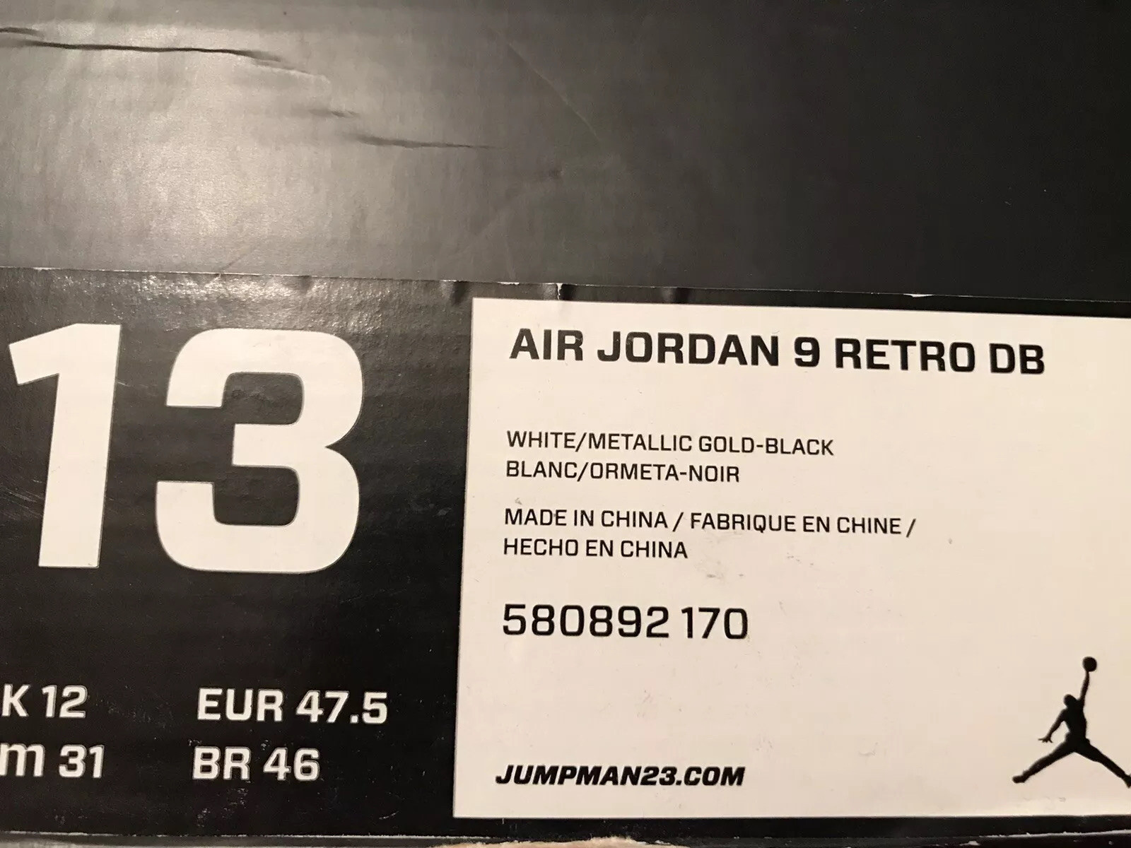 Air Jordan 9 IX Retro DB Doernbecher Pollito 580891-170 Size 13 New DS ...