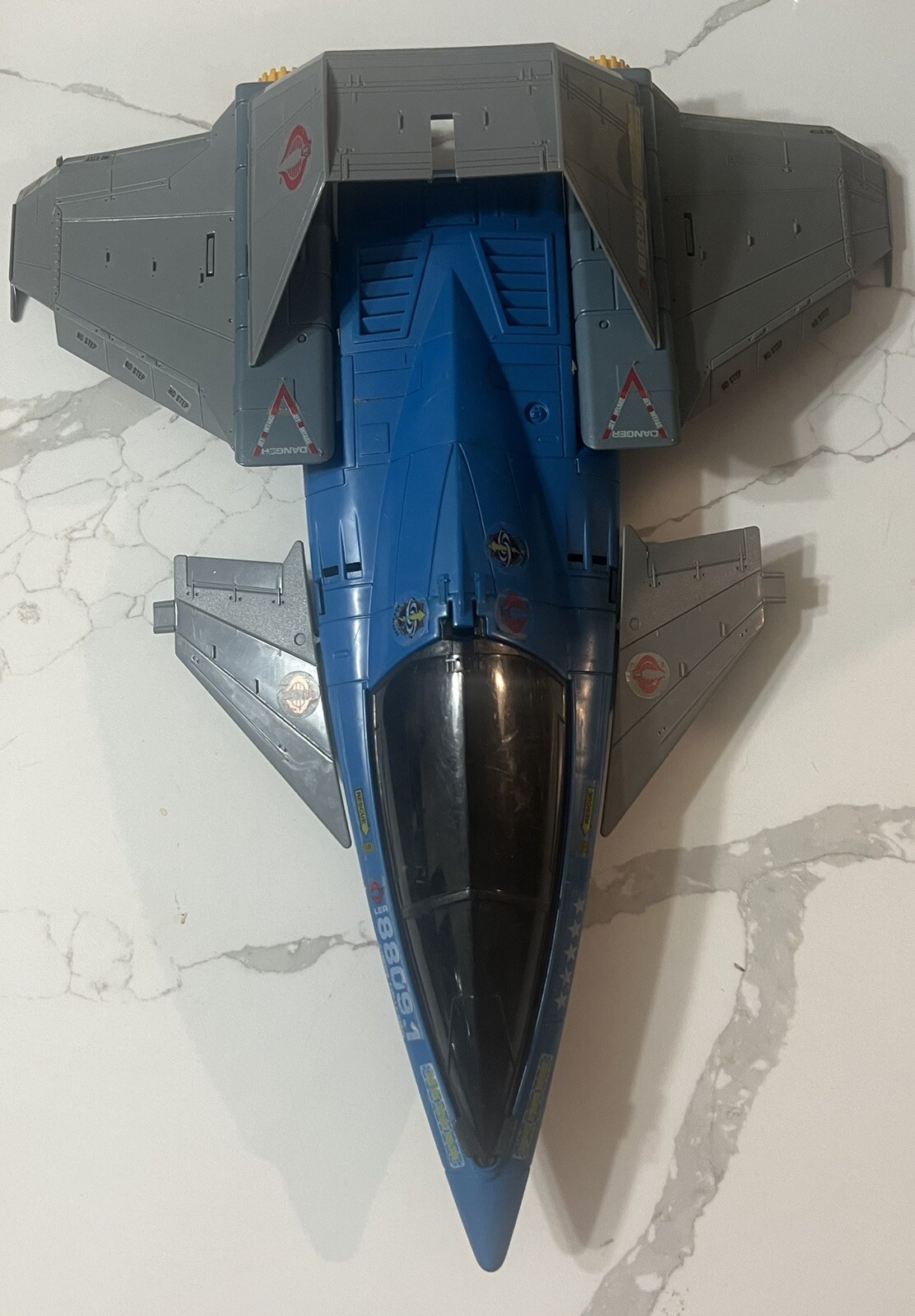 GI Joe Vintage 1990 Cobra Hurricane VTOL JET Vehicle Toy Plane 90s ...
