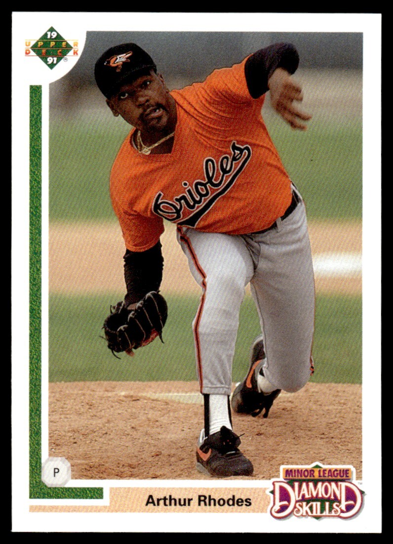 1991 Upper Deck Final Edition Arthur Rhodes RC Baltimore Orioles #13F ...