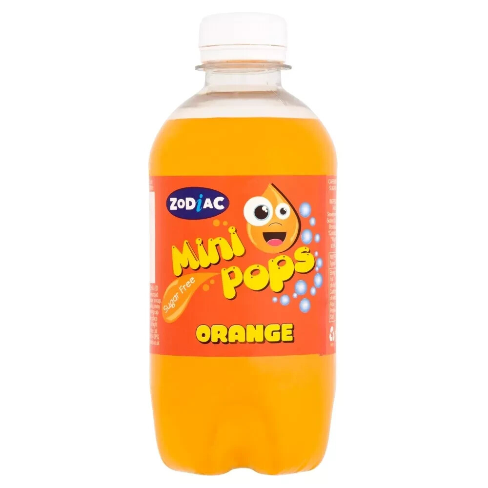 Zodiac Mini Pops Drink Bottles 330ml -orange x 12 | eBay UK