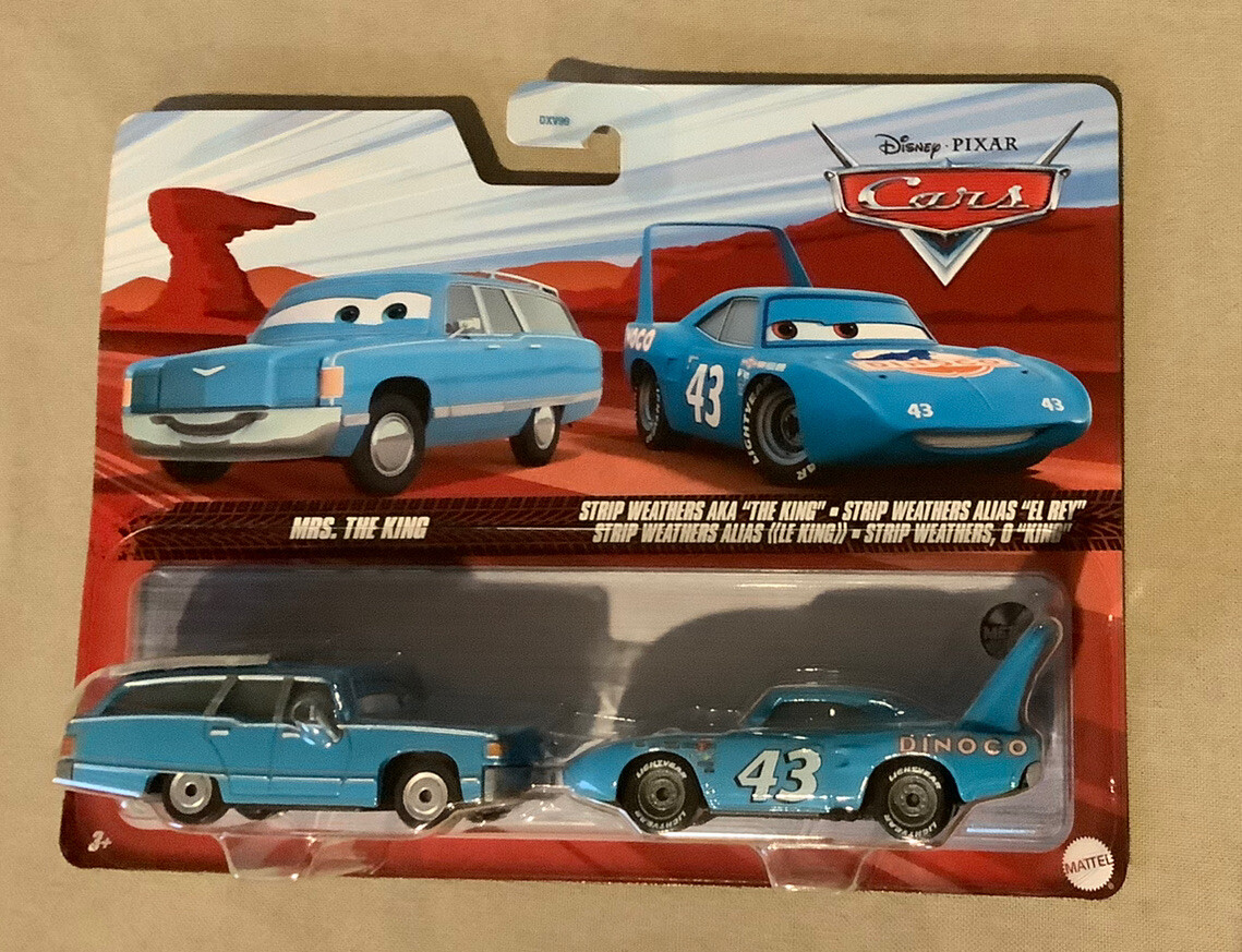Disney Pixar Cars Movie Moments MR. THE KING and MRS. THE KING 2 Pack NEW