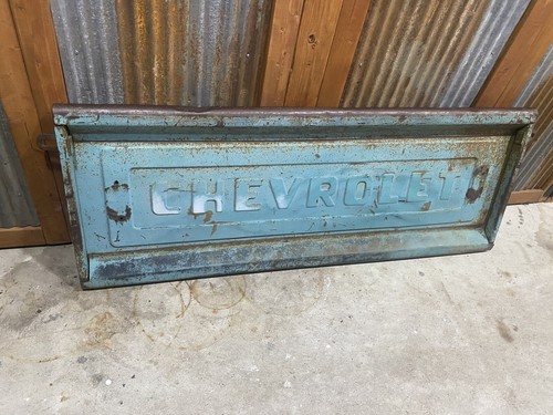 55-59 60-66 67-72 Chevy Chevrolet Stepside Truck Tailgate Original ...