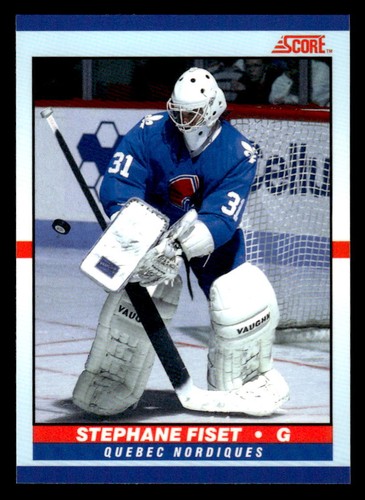 Stephane Fiset Quebec Nordiques 1990-91 Score Young Superstars #22 | eBay