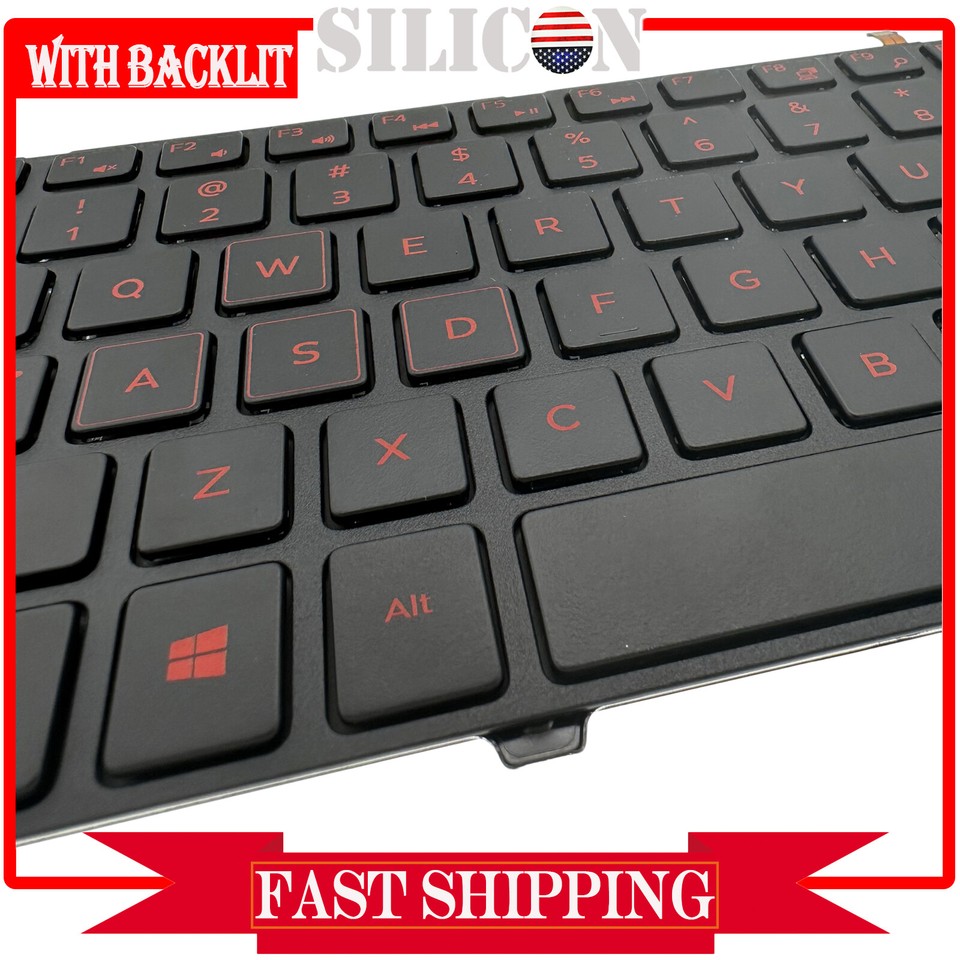 Laptop Backlit Keyboard For Dell Latitude 3550 3560 3570 3580 3588 US ...