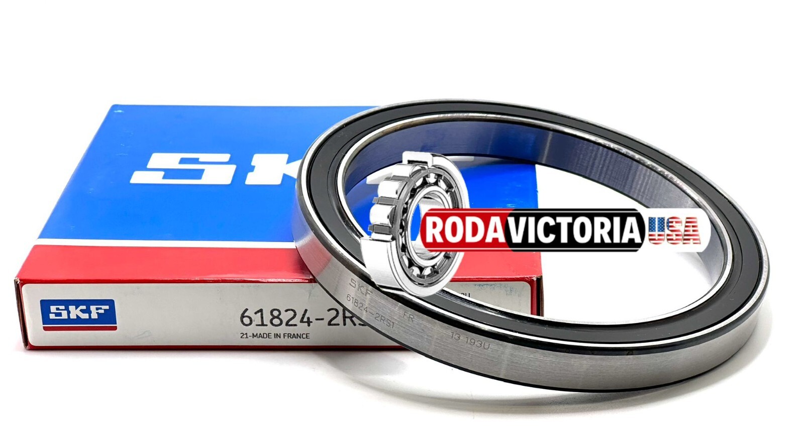 SKF 61824 2RS C3 DEEP GROOVE BALL BEARING, RUBBER SEALED 120x150x16mm ...