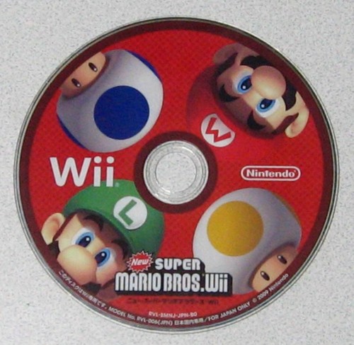 New Super Mario Bros. Wii Japanese Game DISC ONLY from JAPAN | eBay