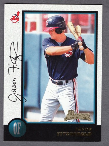 1998 BOWMAN JASON FITZGERALD ROOKIE CARD #162 **NM-MT** CLEVELAND | eBay