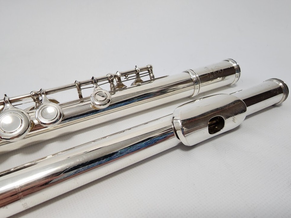 YAMAHA YFL-31 Sterling Silver Flute Head Tube Flute with hardcase | eBay