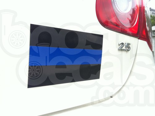 3"x5" MAGNETIC THIN BLUE LINE Decals Stickers FOP Police PBA Trooper | eBay