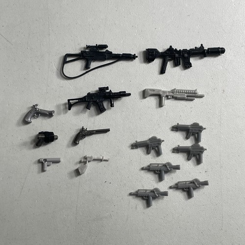 15 Action Figure Weapons Guns Rifles Pistols Accessories Lot GI Joe ...