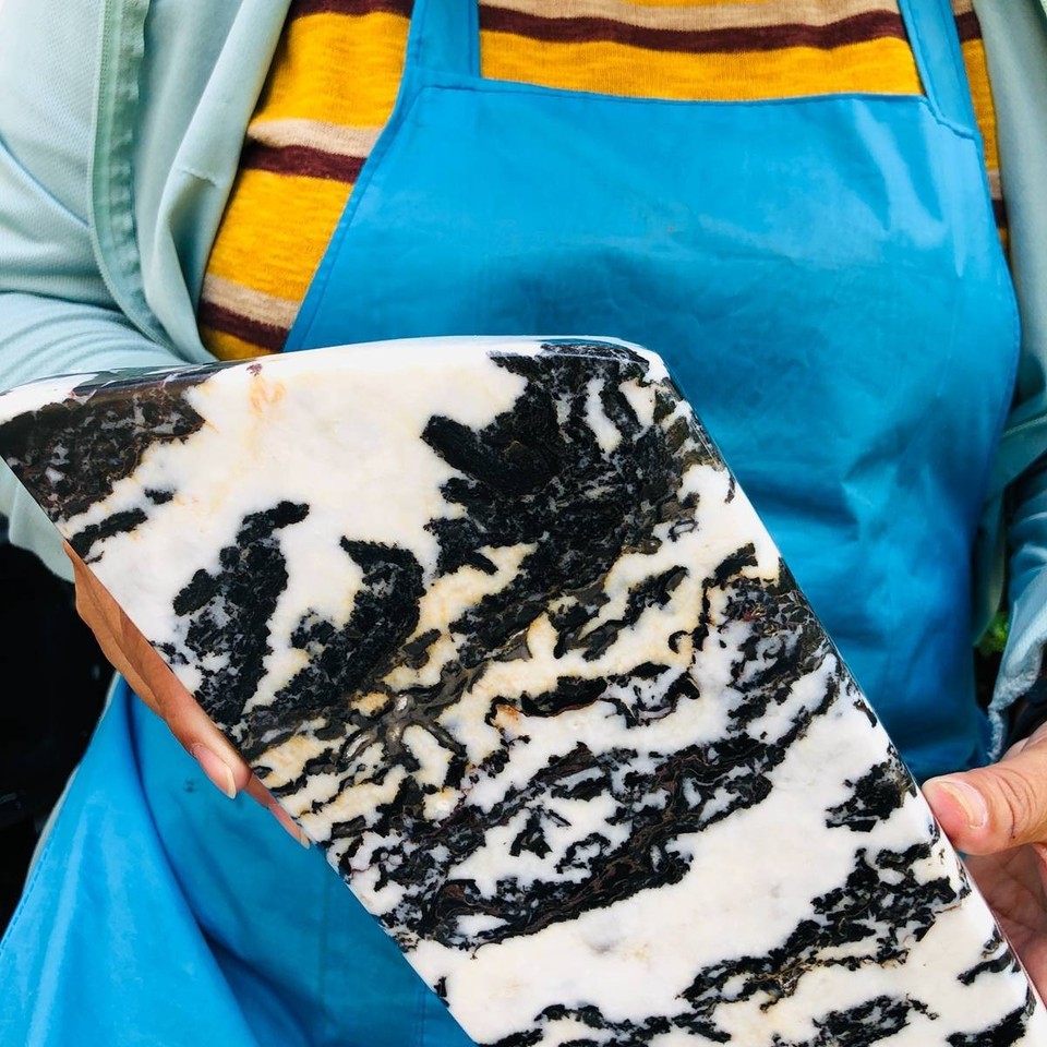 7.96LB Natural Beautiful Zebra Calcite Crystal Mineral Specimen Reiki ...