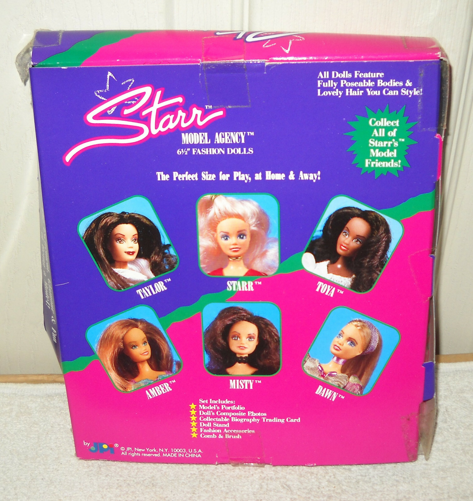 #2176 NIB Vintage Jakks Pacific Starr Model Agency Beautiful Belle Jade ...