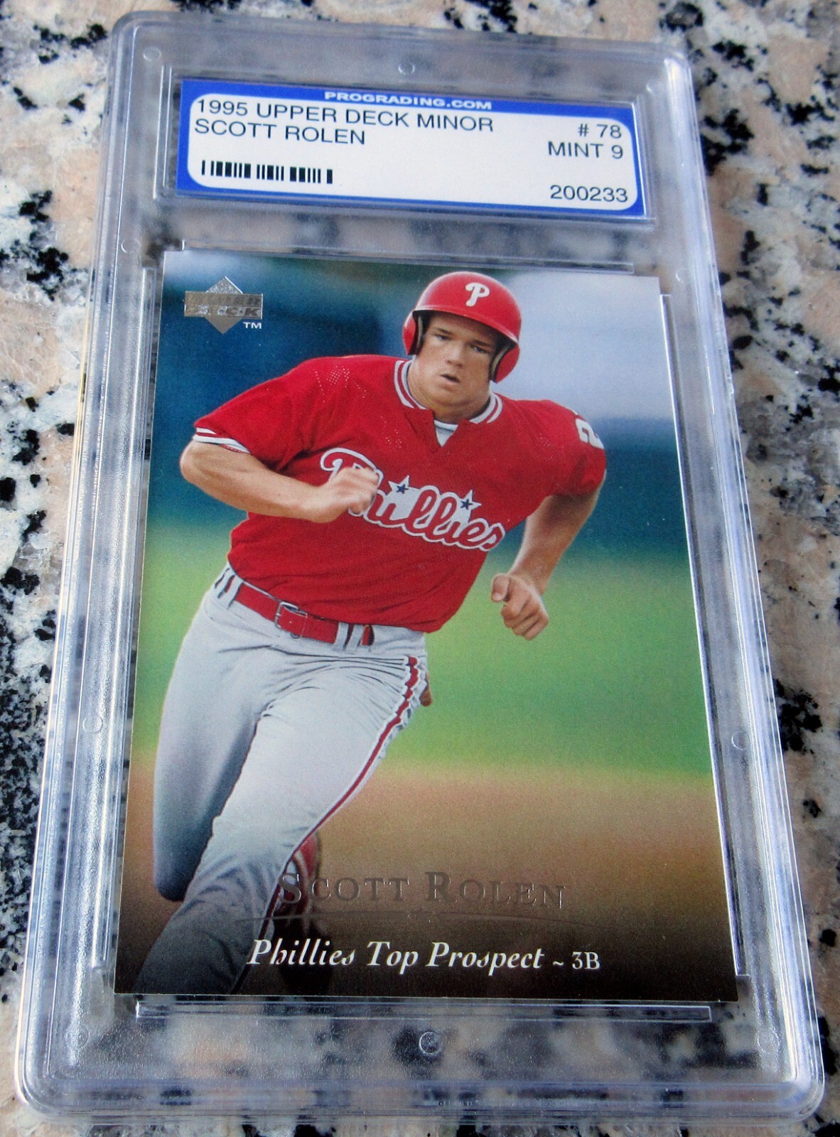 SCOTT ROLEN 1995 Upper Deck Rookie Card RC PGS 9 MINT Hall Of Fame HOF ...