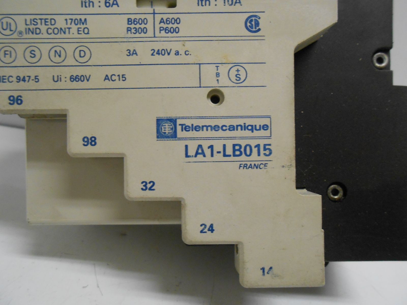 TELEMECANIQUE STARTER LA1-LB015 / LA1-LB080BD / LB1-LB03P03 / LD1-LB030 ...