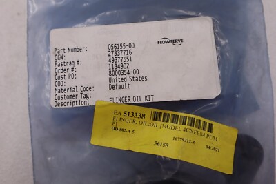 FLOWSERVE 056155-00 OIL FLINGER KIT STOCK #K-2384 | eBay