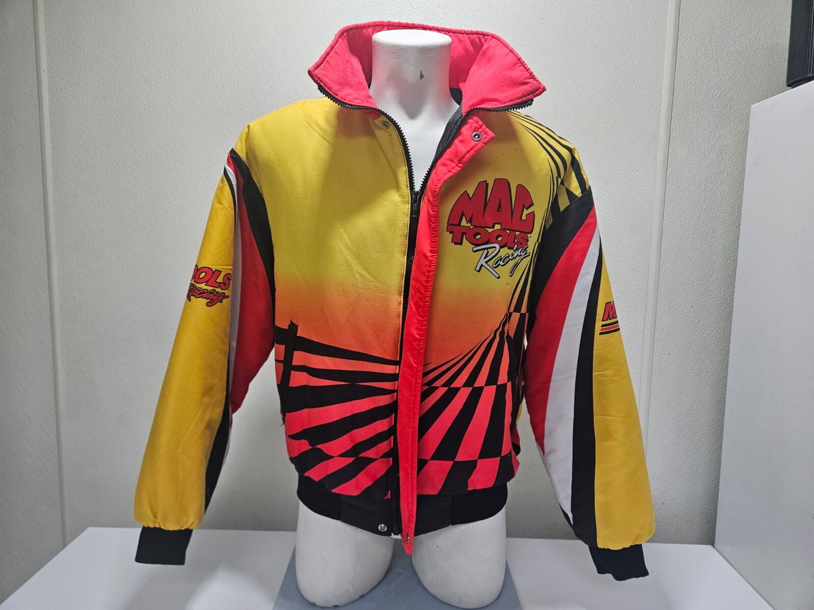 Mac Tools vintage 80s racing jacket Swingster size Me… - Gem